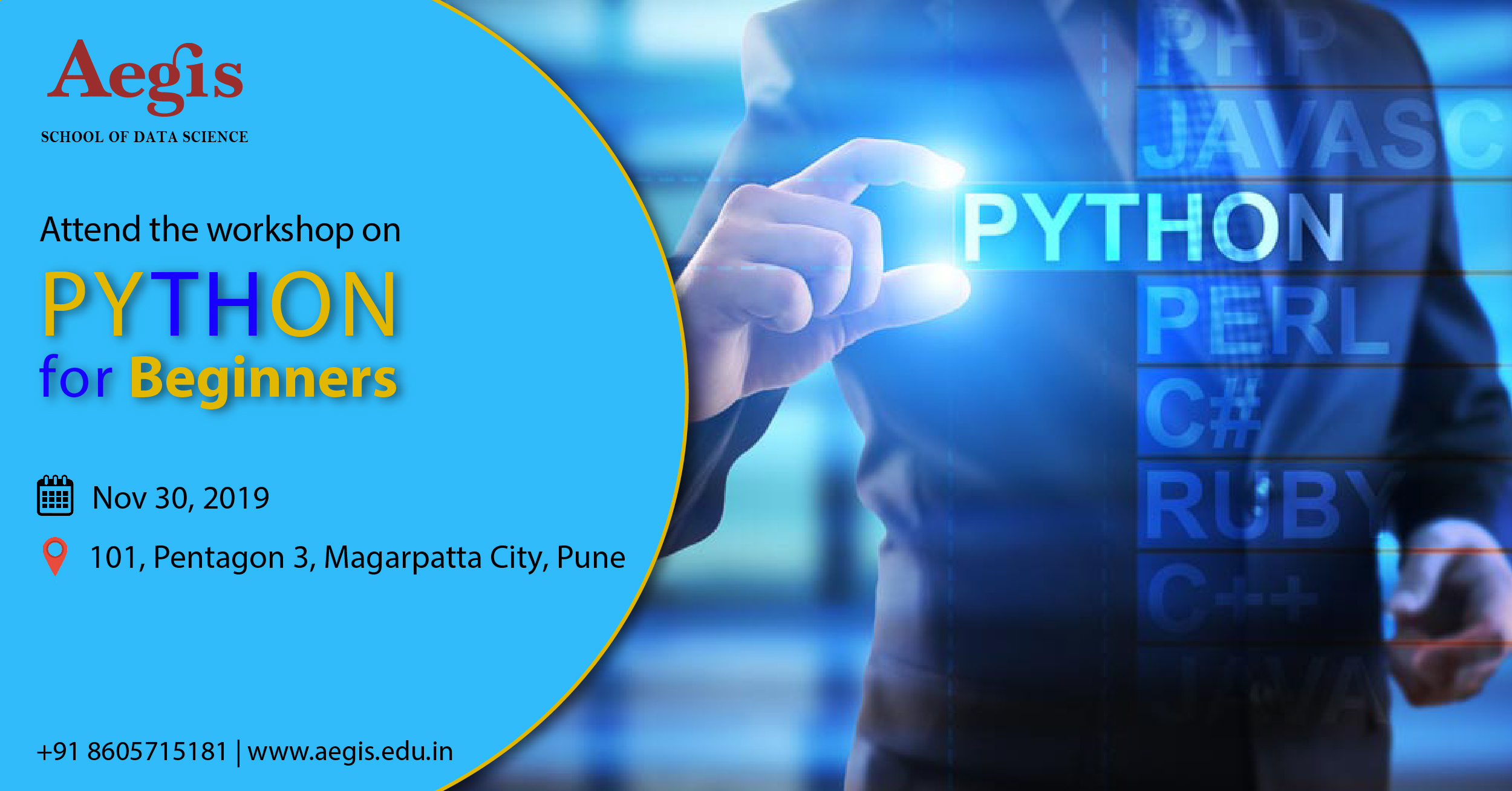 Workshop on Python for Beginners, Pune